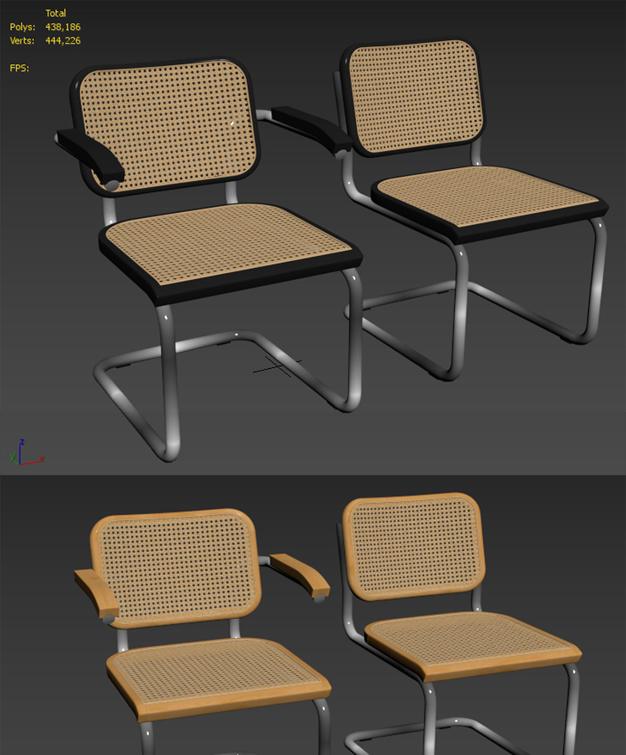 Cesca Chair 3D model | CGTrader