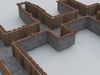 3D model Modular Military Trenches VR / AR / low-poly | CGTrader