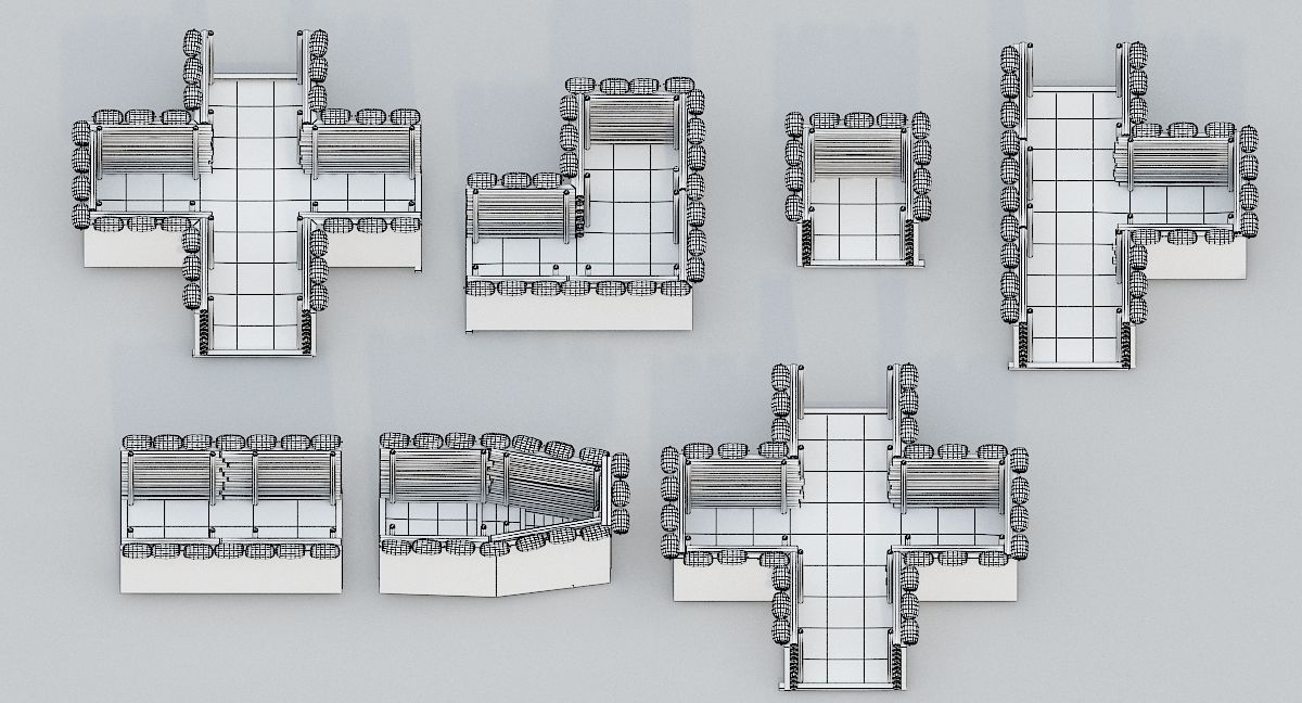 3D model Modular Military Trenches VR / AR / low-poly | CGTrader