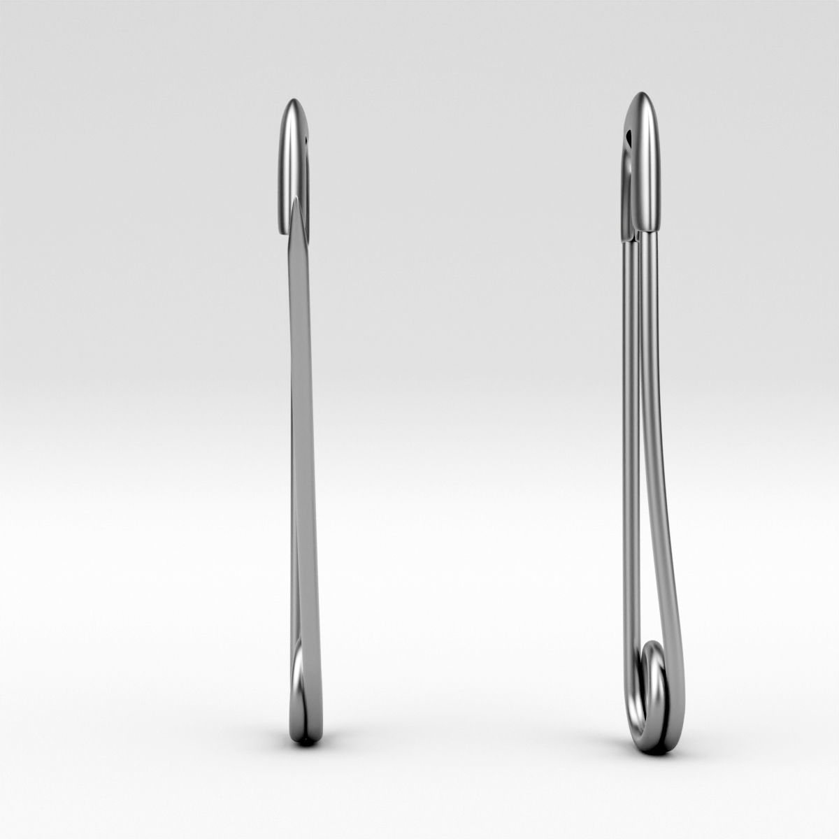 Safety Pin 3D model | CGTrader