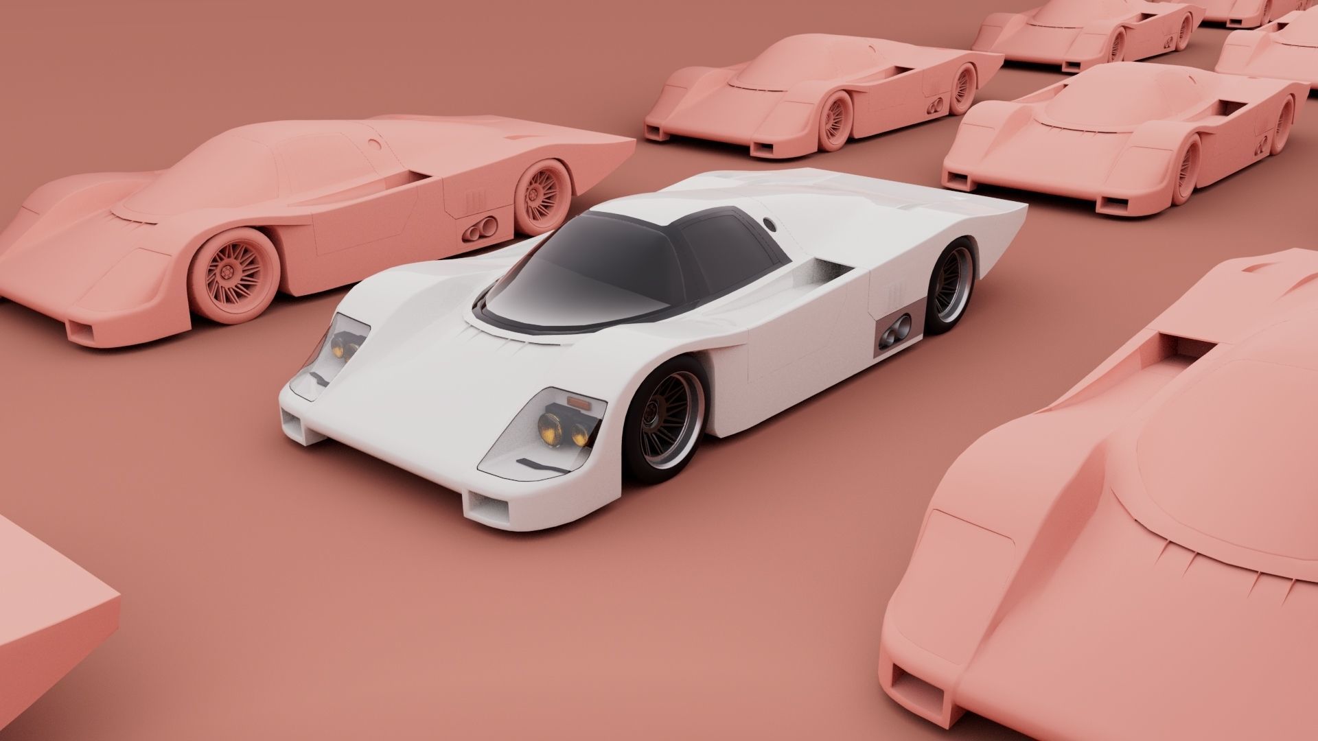 3D model 80s Group C racecar VR / AR / low-poly | CGTrader