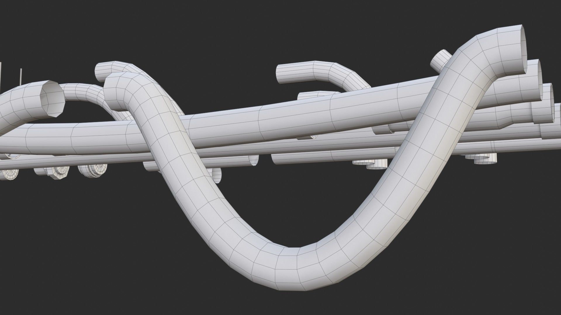 3D model Modular Pipes - Oil Pipelines VR / AR / low-poly | CGTrader