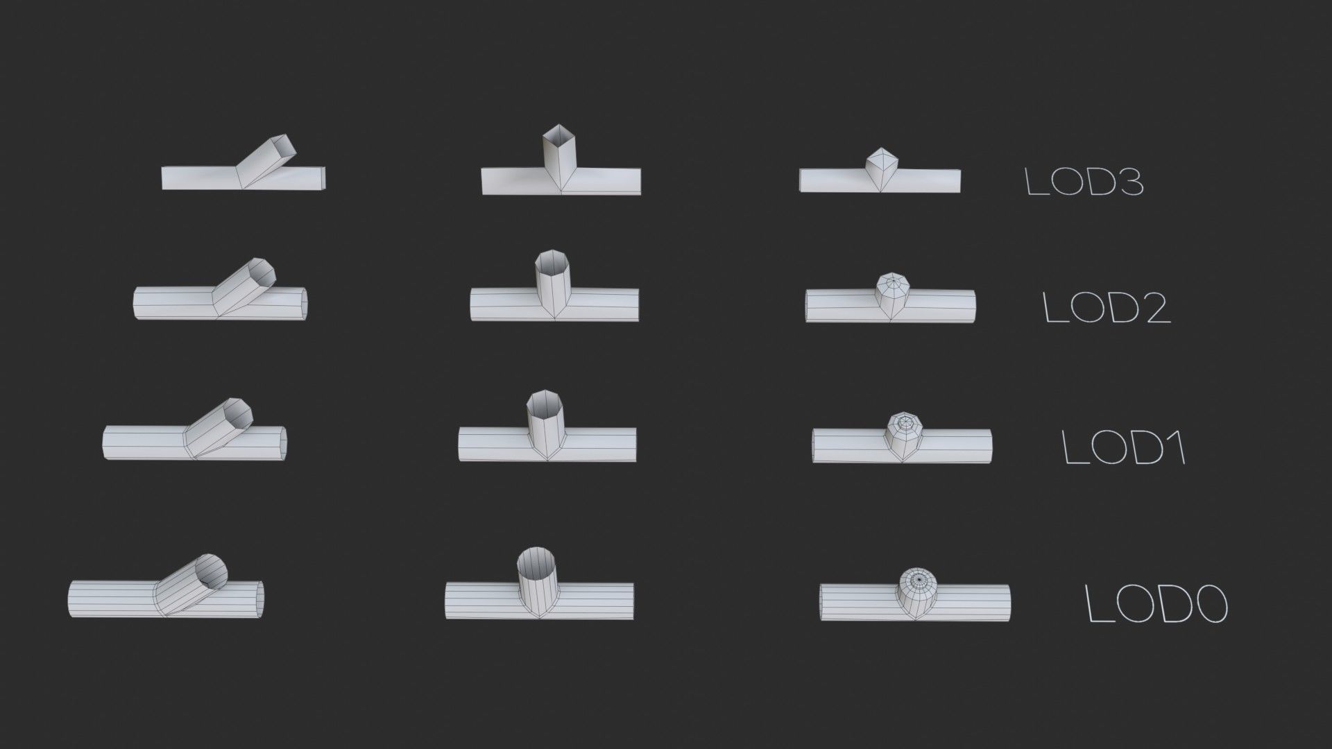 3D model Modular Pipes - Oil Pipelines VR / AR / low-poly | CGTrader