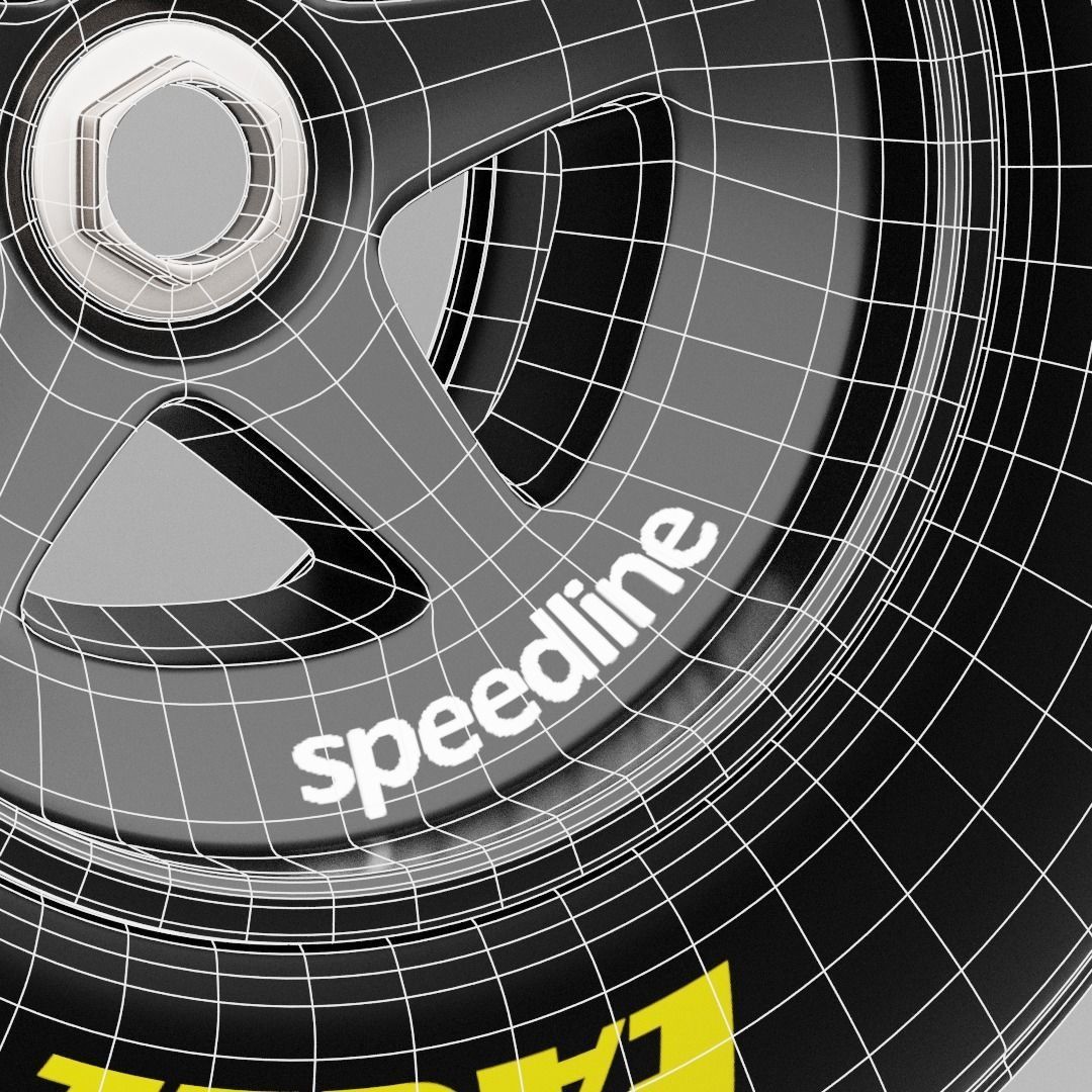 90s Speedline Formula 1 Wheel 3D model | CGTrader