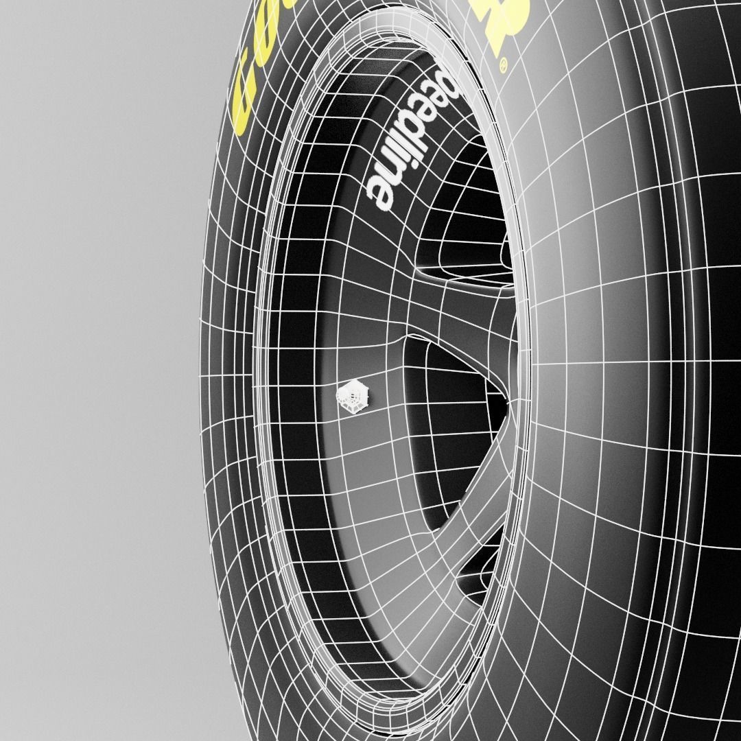 90s Speedline Formula 1 Wheel 3D model | CGTrader