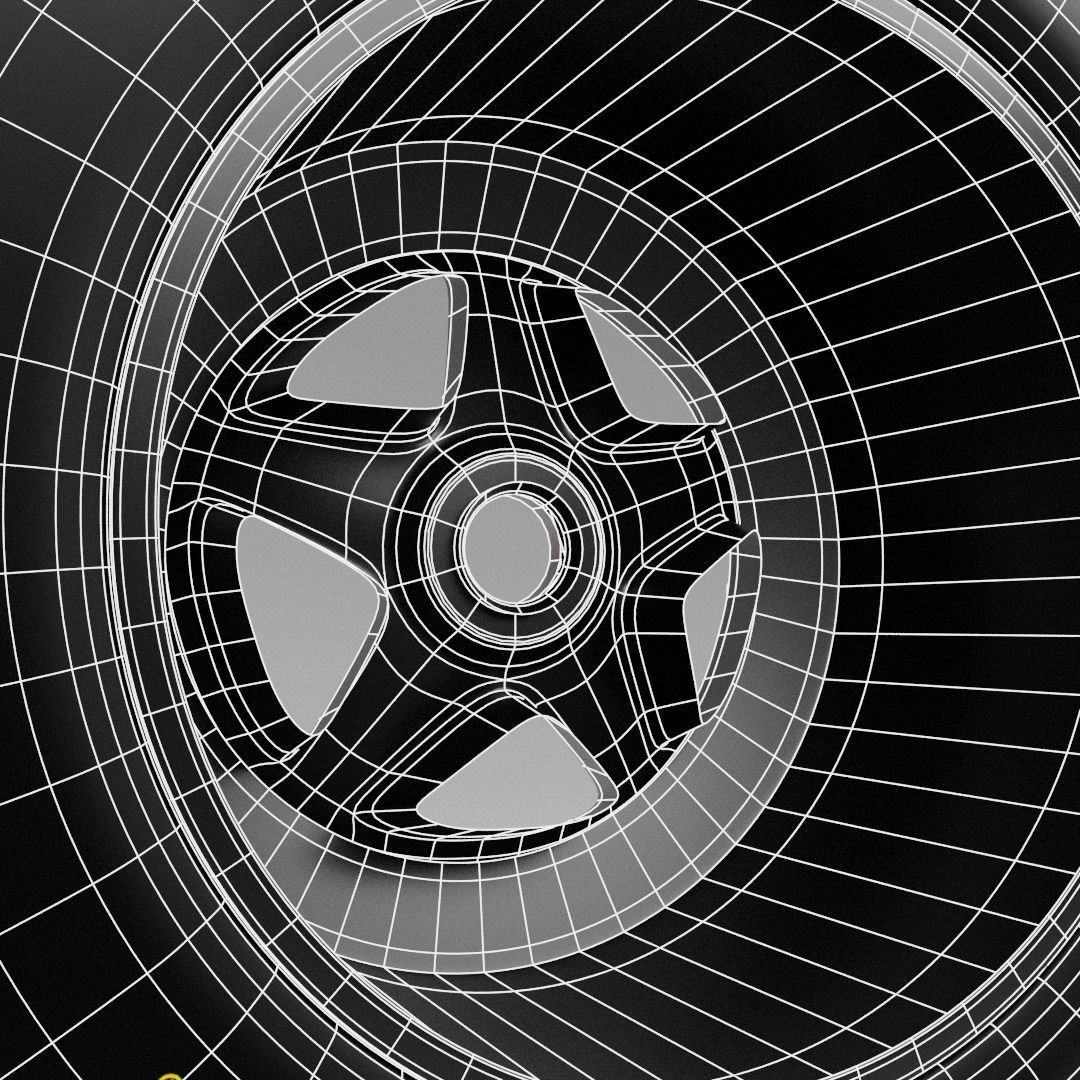90s Speedline Formula 1 Wheel 3D model | CGTrader