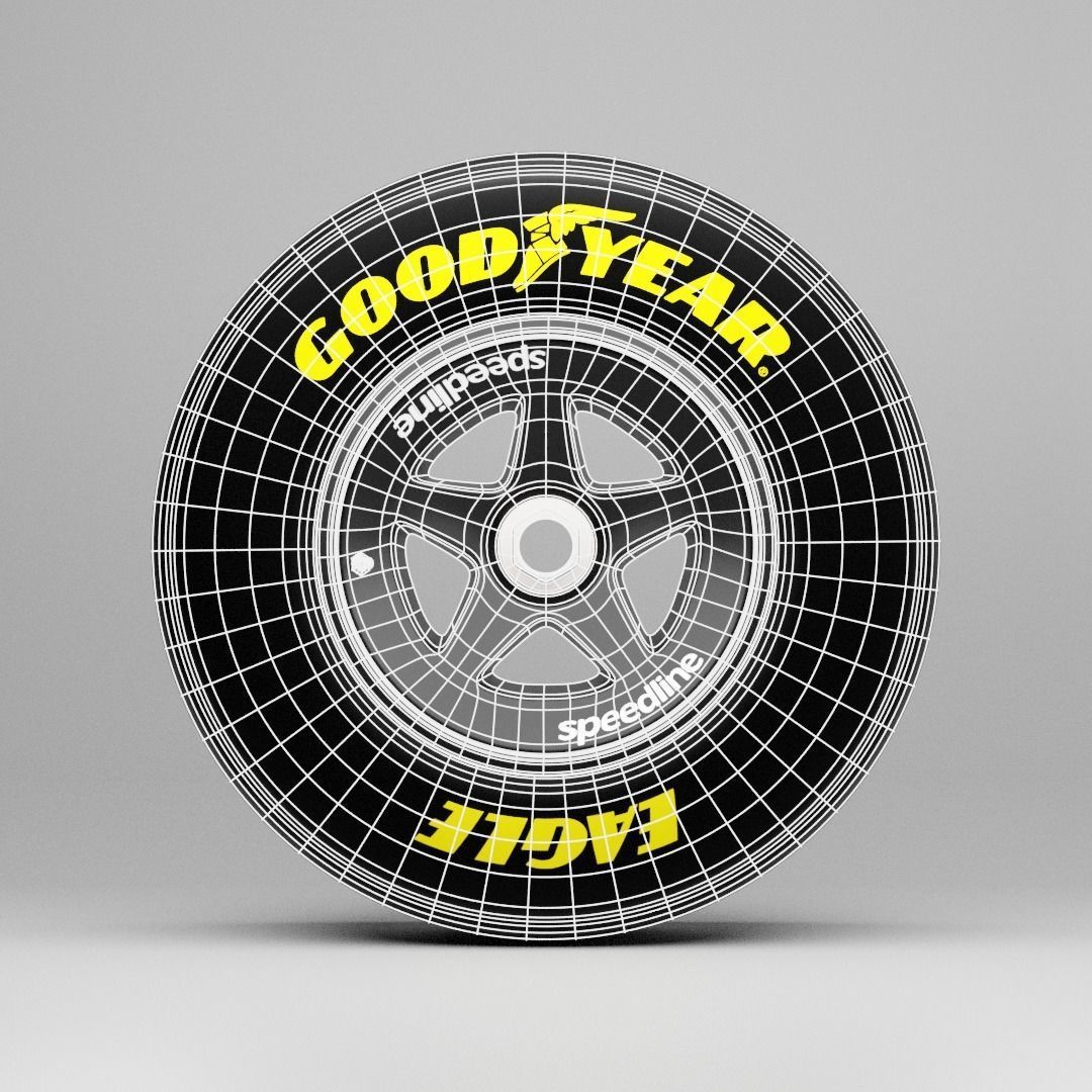 90s Speedline Formula 1 Wheel 3D model | CGTrader