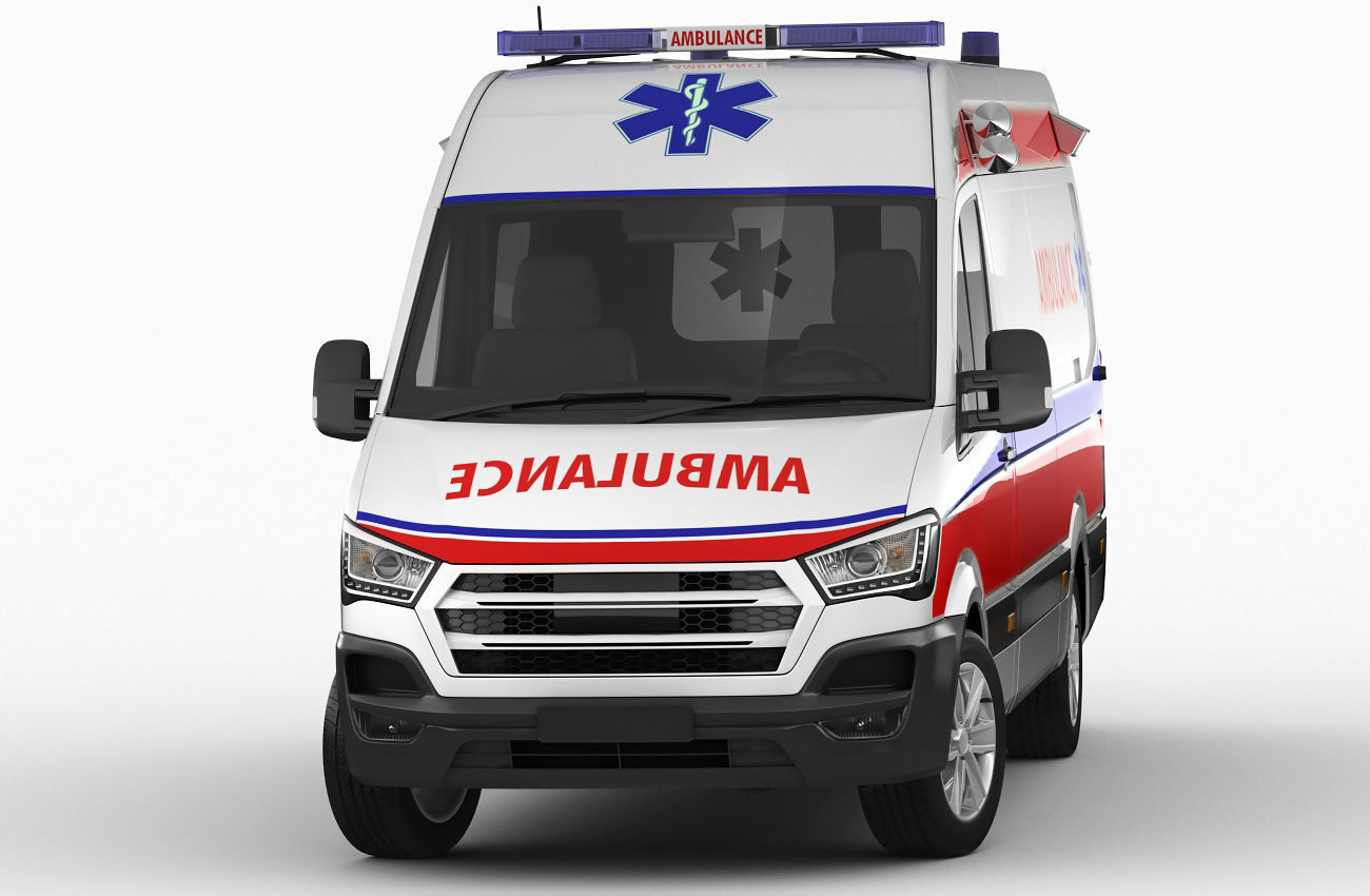 Generic Ambulance 3D model | CGTrader