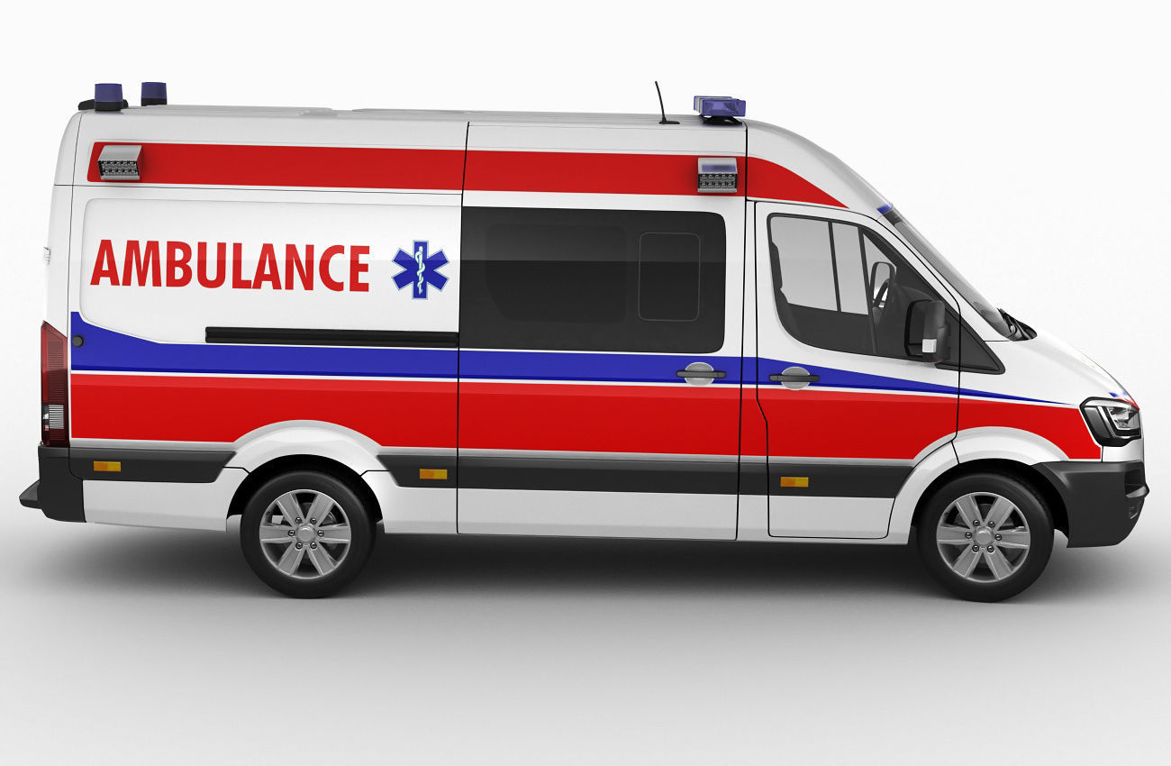 Generic Ambulance 3D model | CGTrader