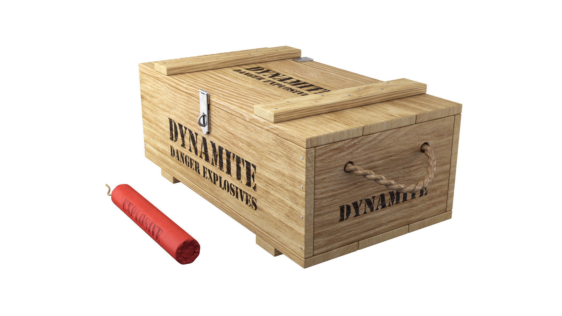 Dynamite box 3D model | CGTrader