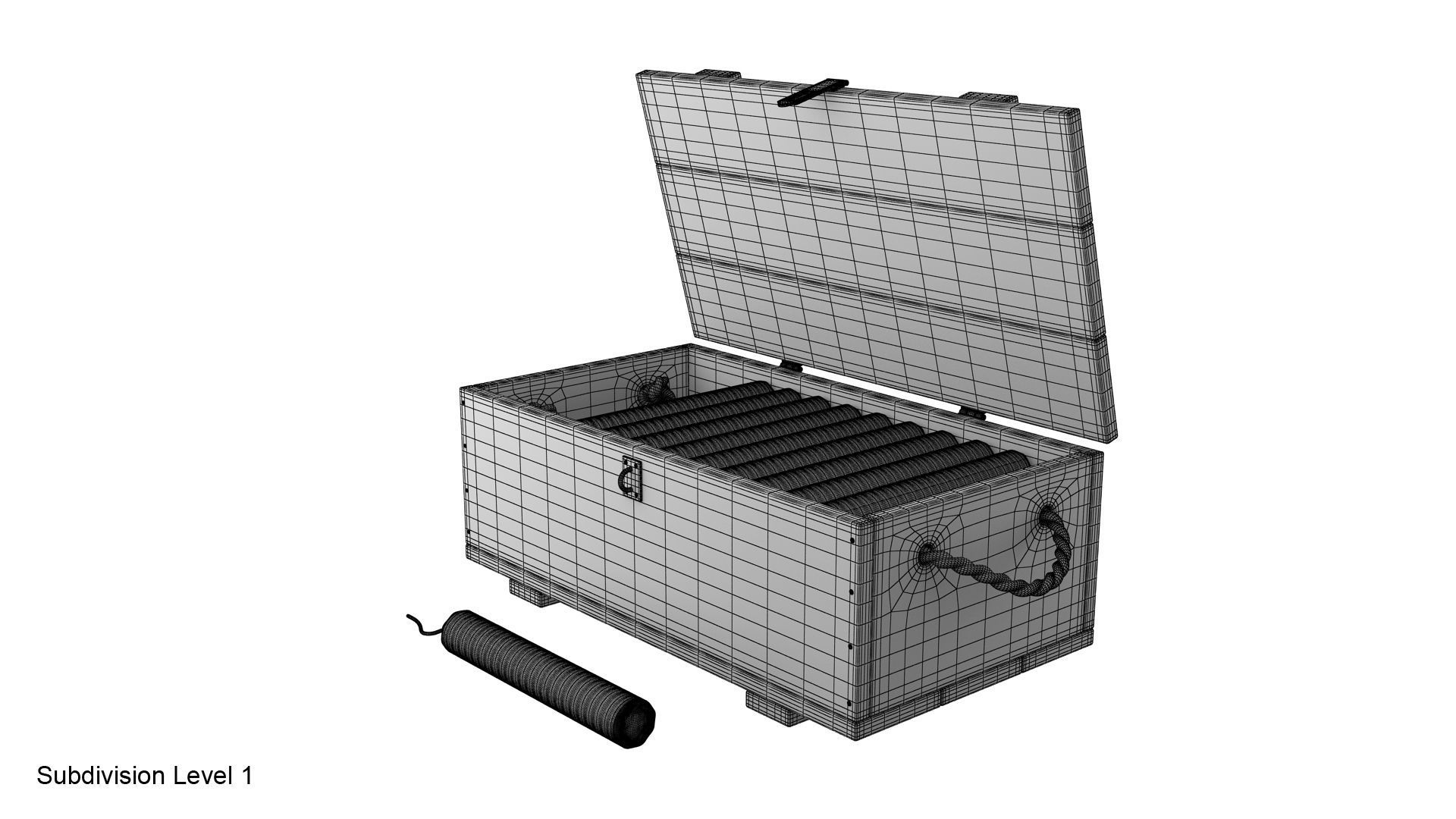 Dynamite box 3D model | CGTrader