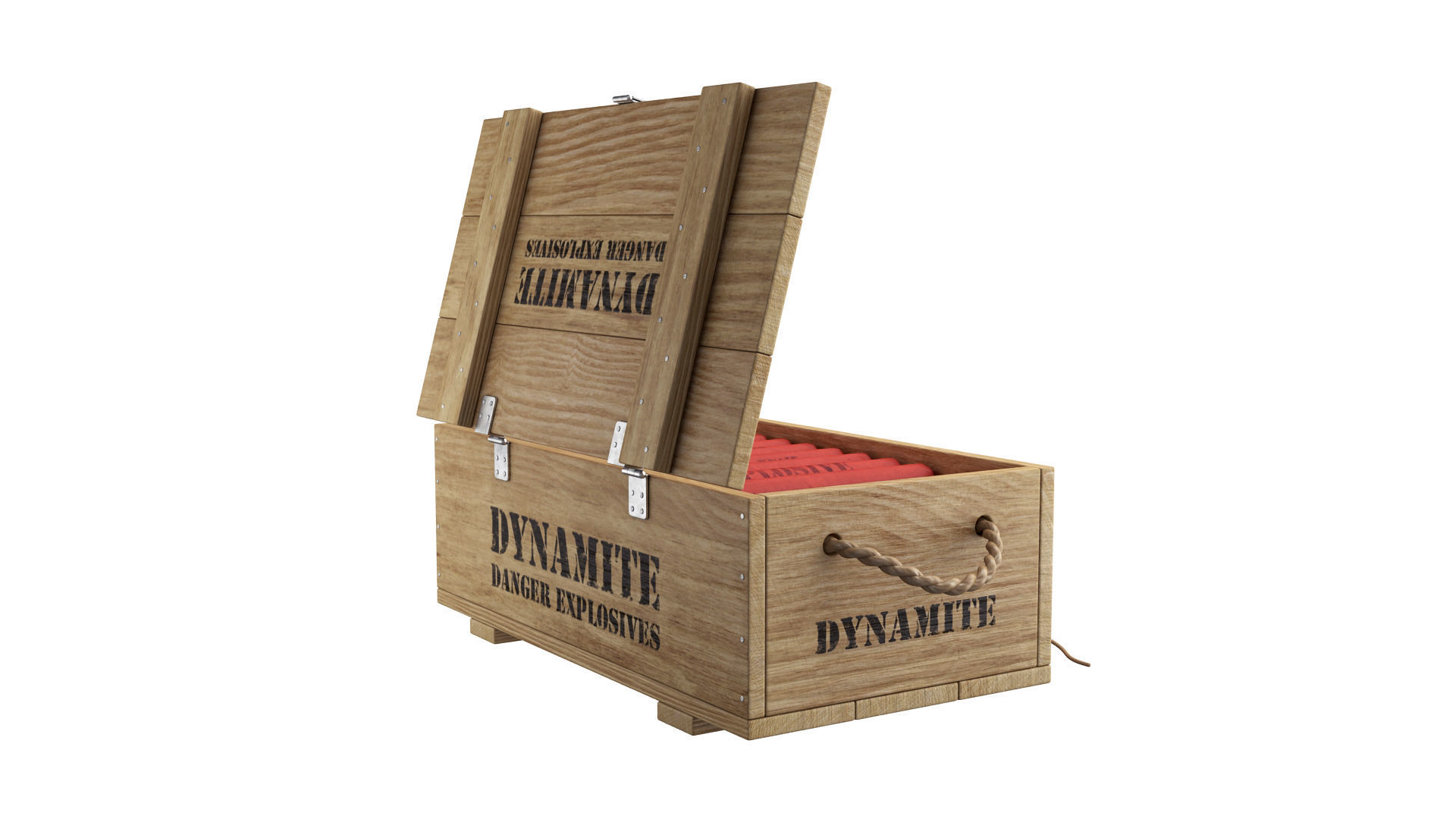 Dynamite box 3D model | CGTrader