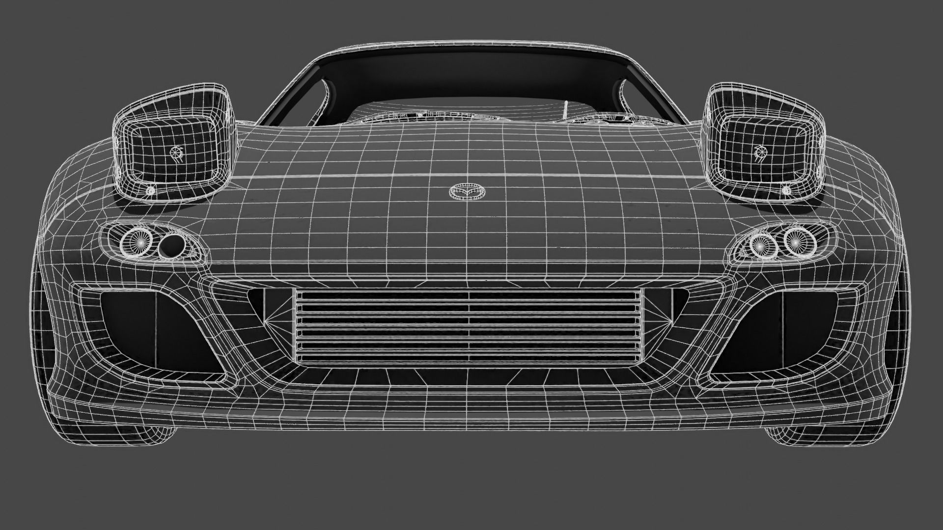 3D model Mazda RX-7 VR / AR / low-poly | CGTrader