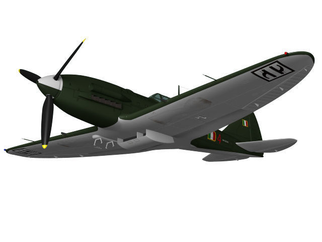 Reggiane Re2005 Sagittario 3D model | CGTrader