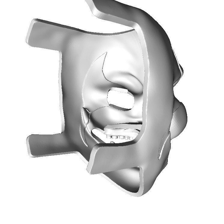 Fantasy Fiction Sci-Fi Alien Monster Character Mask 3D model 3D ...