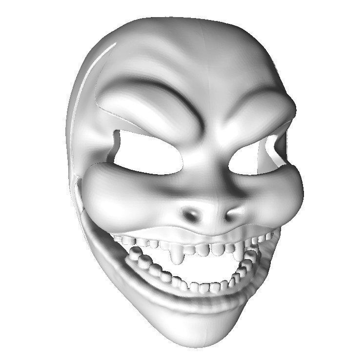 Fantasy Fiction Sci-Fi Alien Monster Character Mask 3D model 3D ...
