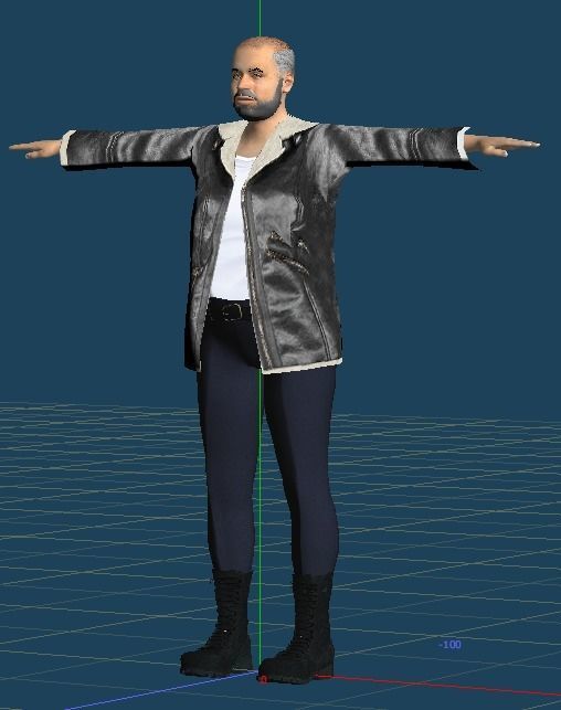 Unity Humanoid Model Male 015 free 3D model animated rigged | CGTrader