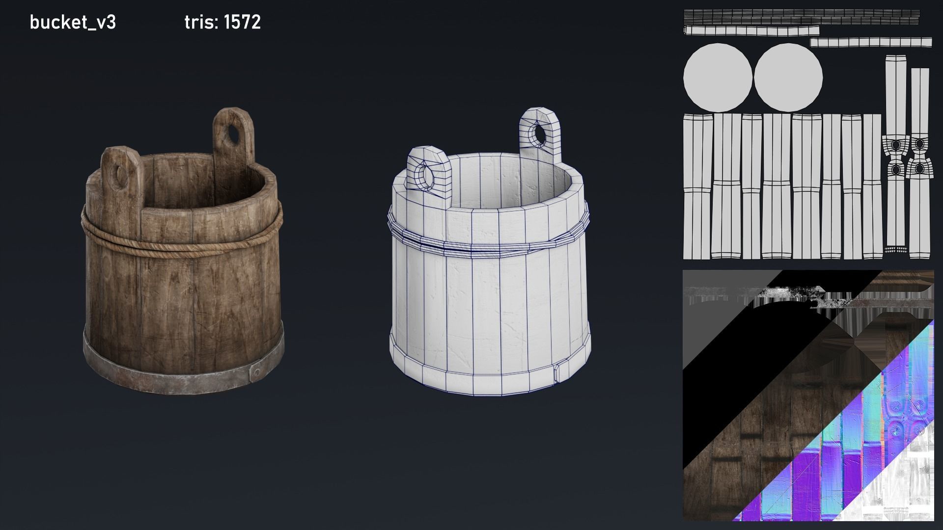 3D model Medieval Fantasy Storage Props Asset Pack barrels crates ...