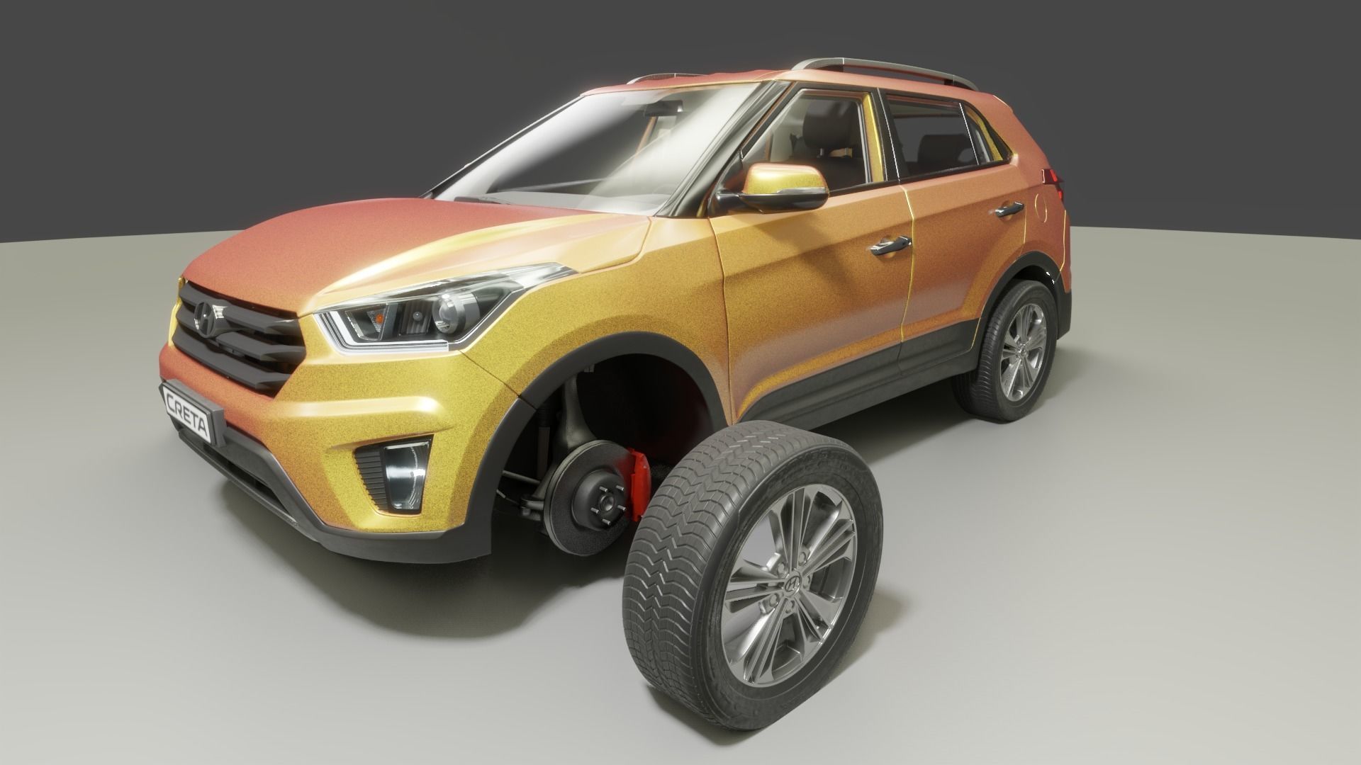 3D model Hyundai Creta blender 3d model VR / AR / low-poly | CGTrader