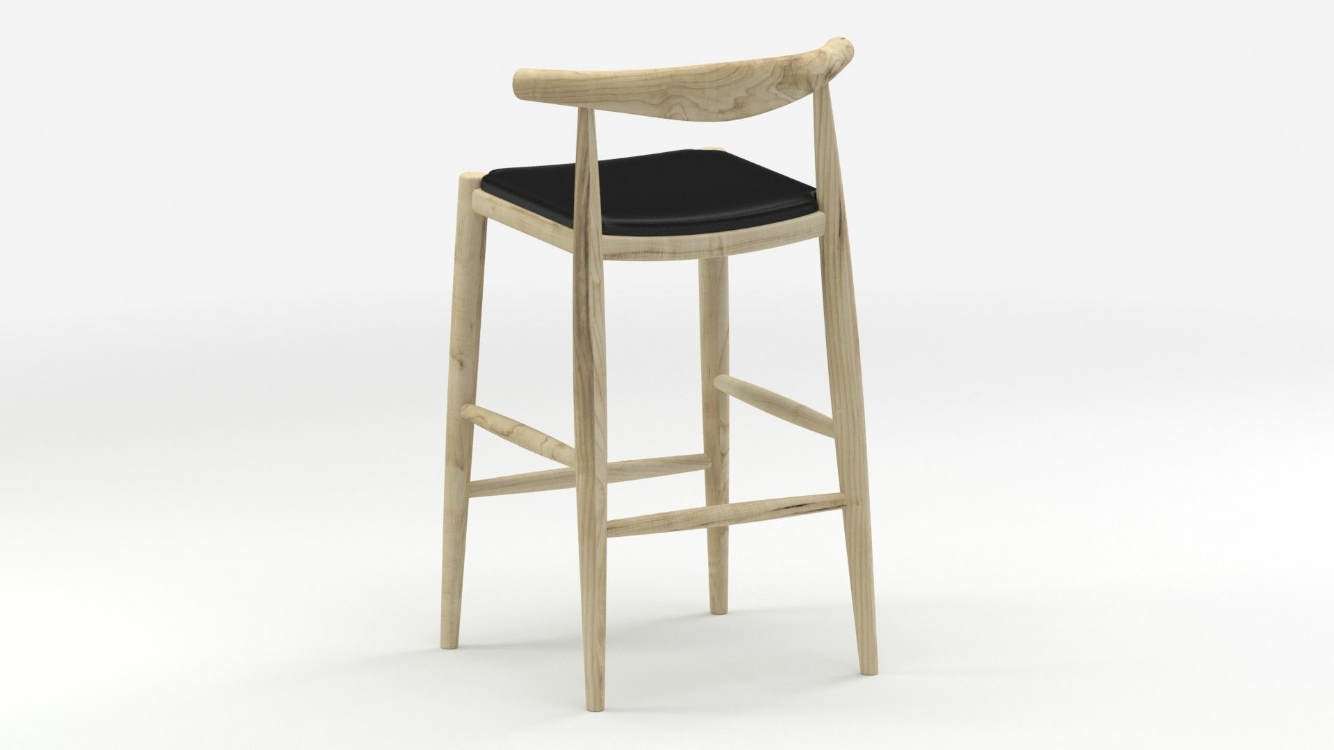 Stool by CARL HANSEN 3D model | CGTrader