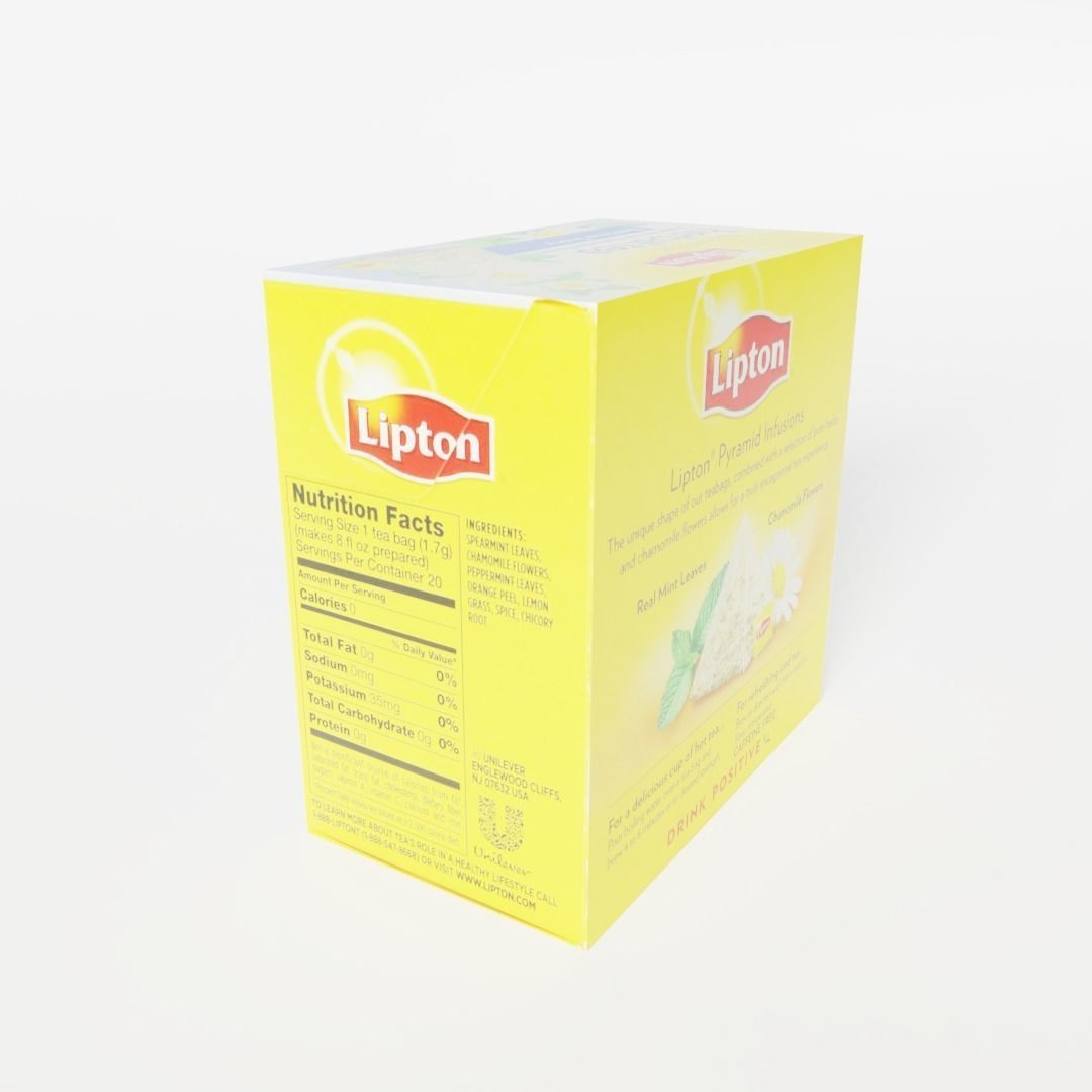 3D model Lipton Tea Package VR / AR / low-poly | CGTrader