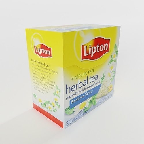 3D model Lipton Tea Package VR / AR / low-poly | CGTrader