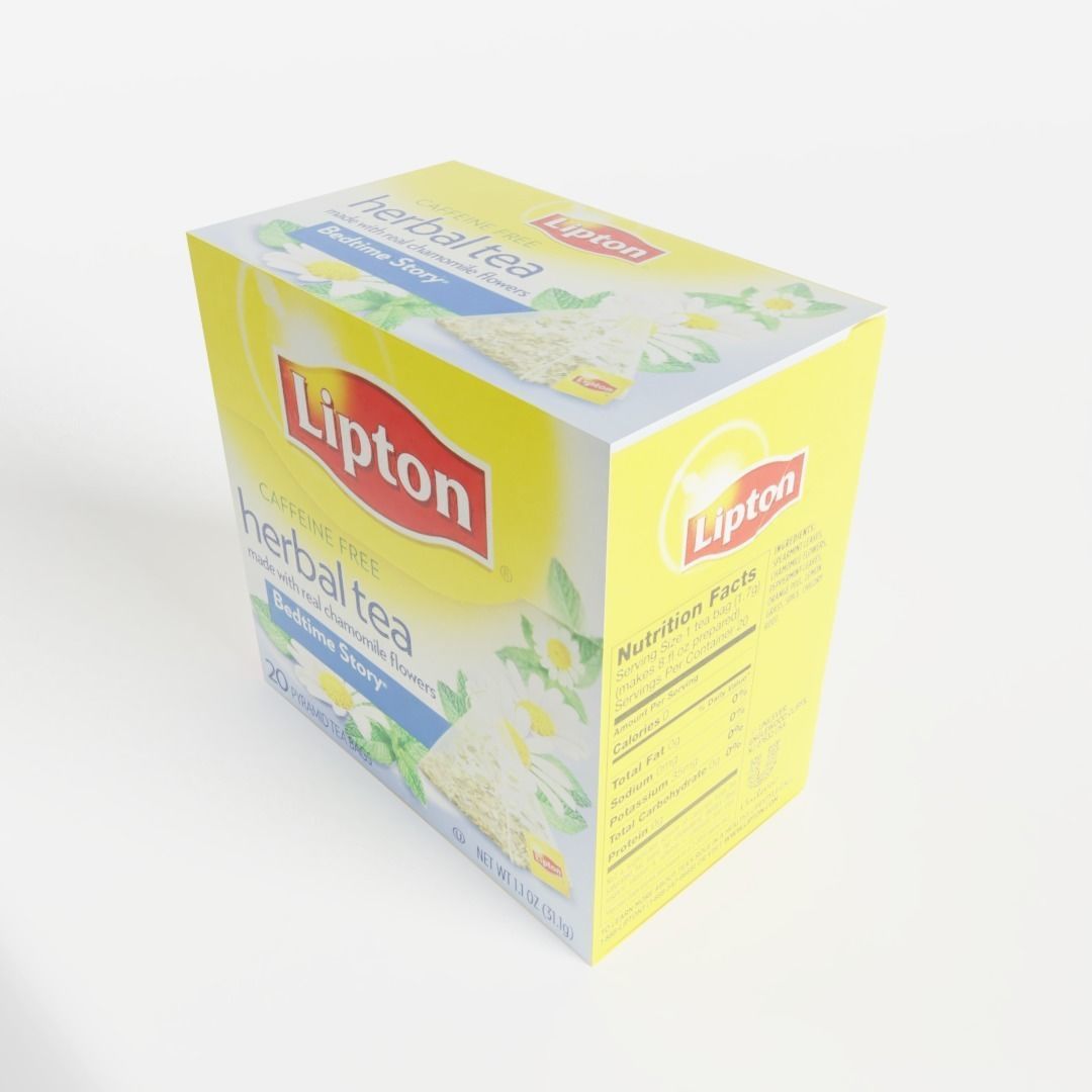 3D model Lipton Tea Package VR / AR / low-poly | CGTrader