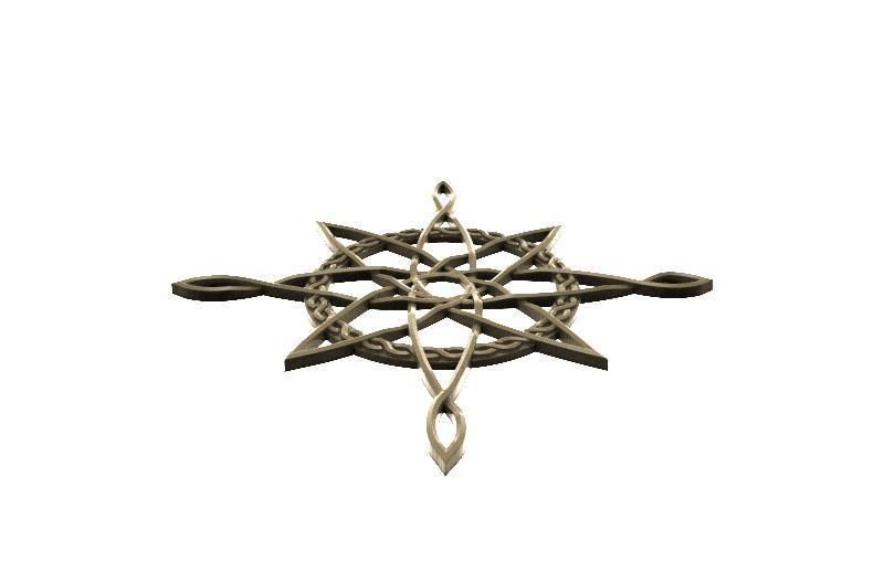 Celtic north star CNC 3D model 3D printable | CGTrader
