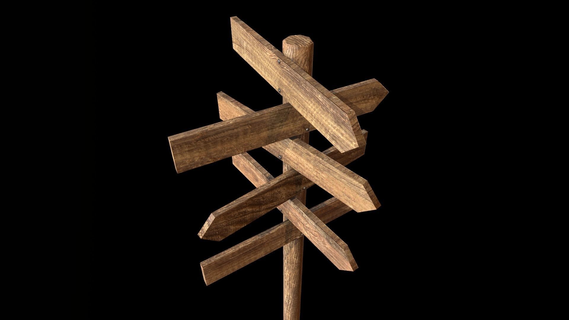 3D model Signpost6 VR / AR / low-poly | CGTrader