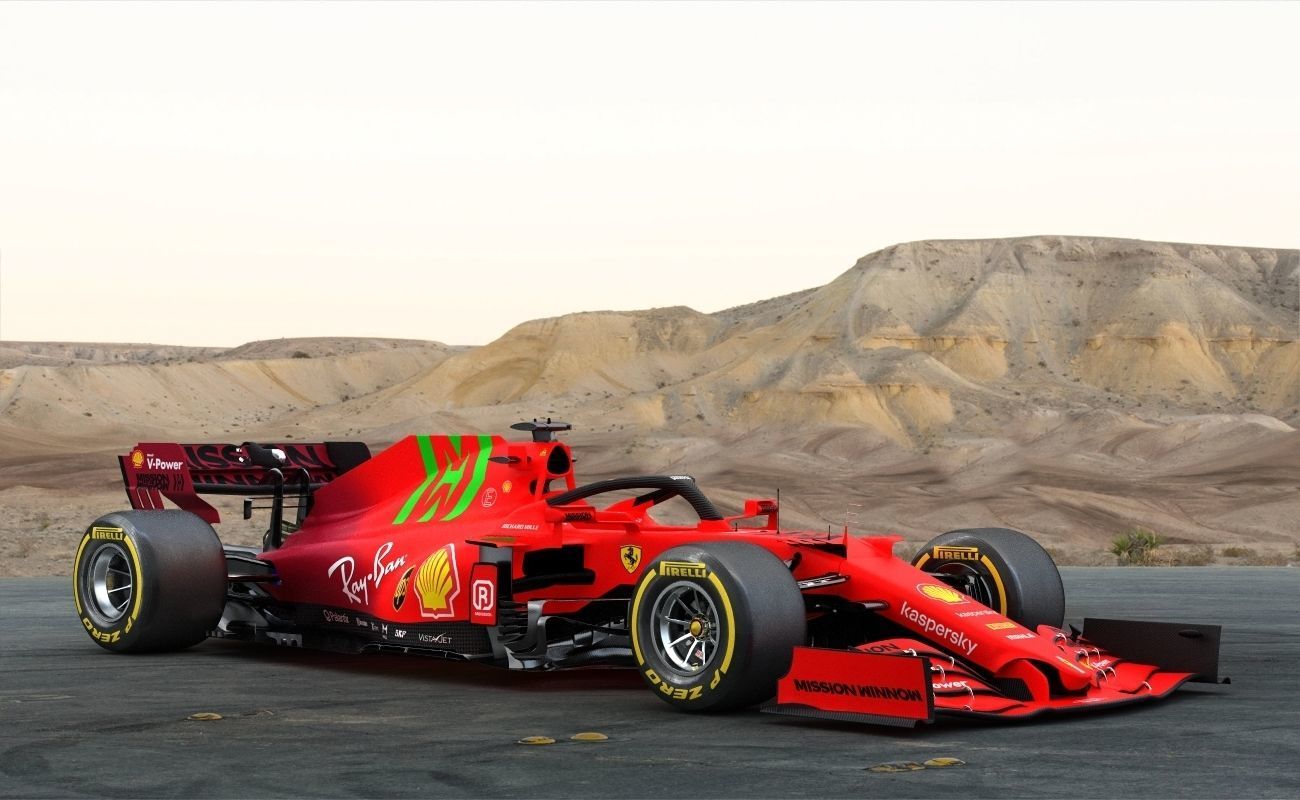 3D model F1 Ferrari SF21 Season 2021 VR / AR / low-poly | CGTrader