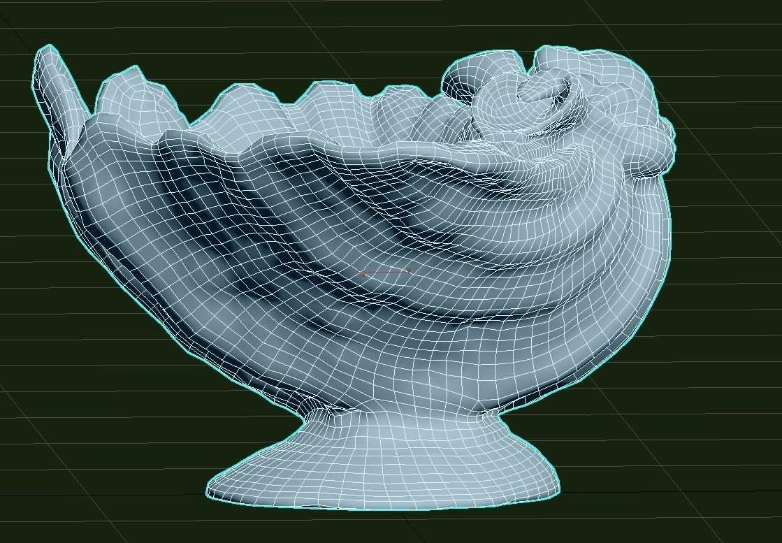 3D model Shell Bowl VR / AR / low-poly | CGTrader