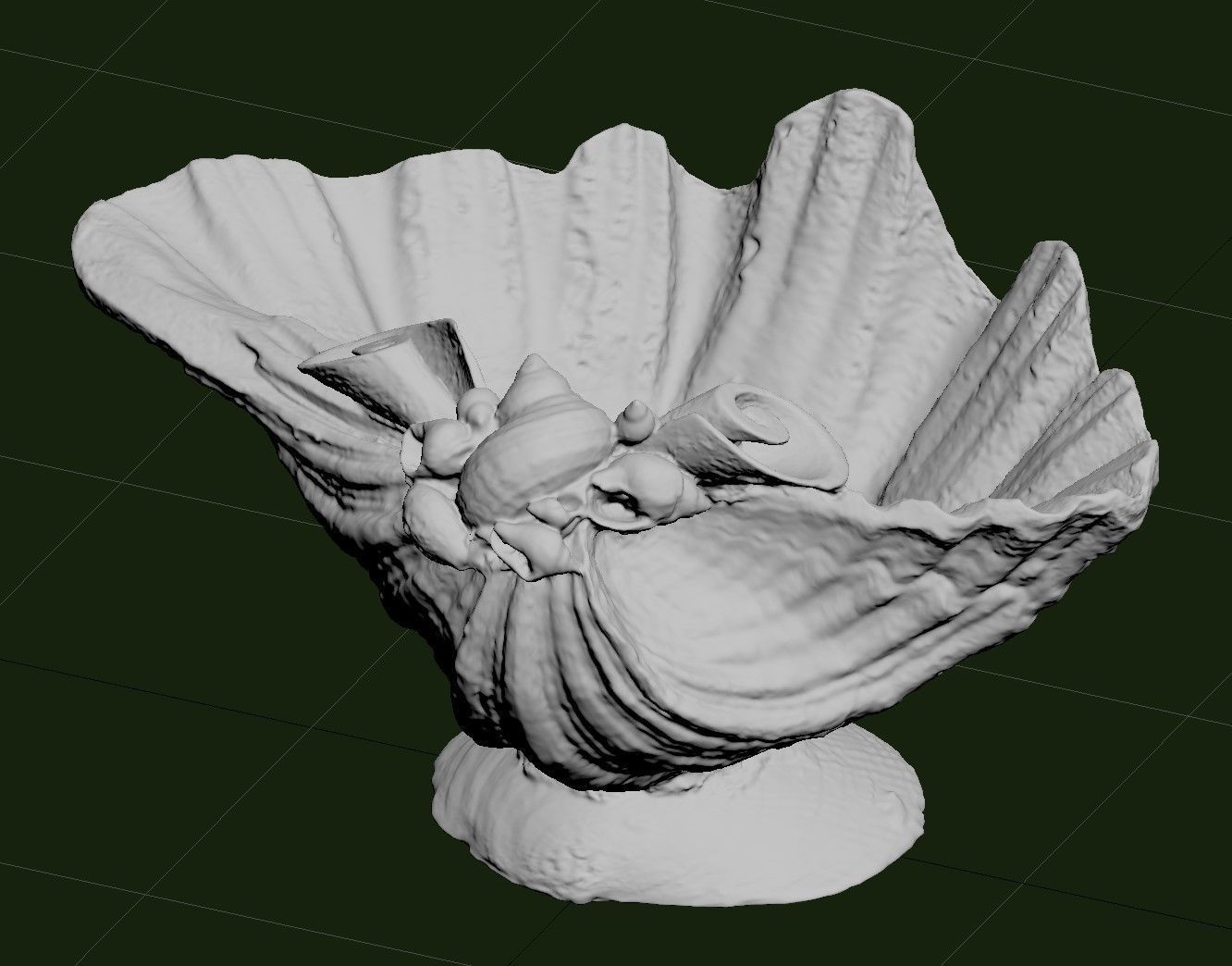 3D model Shell Bowl VR / AR / low-poly | CGTrader