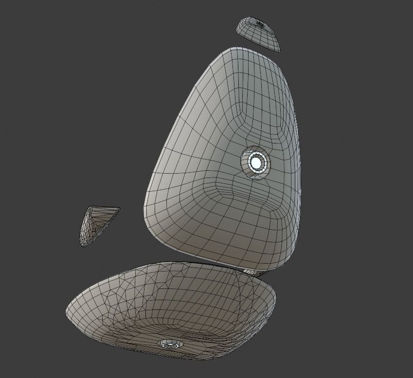 3D model Levitating sci-fi chair VR / AR / low-poly | CGTrader