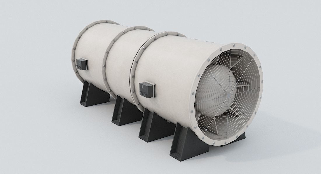 3D model Ventilation Fan VR / AR / low-poly | CGTrader
