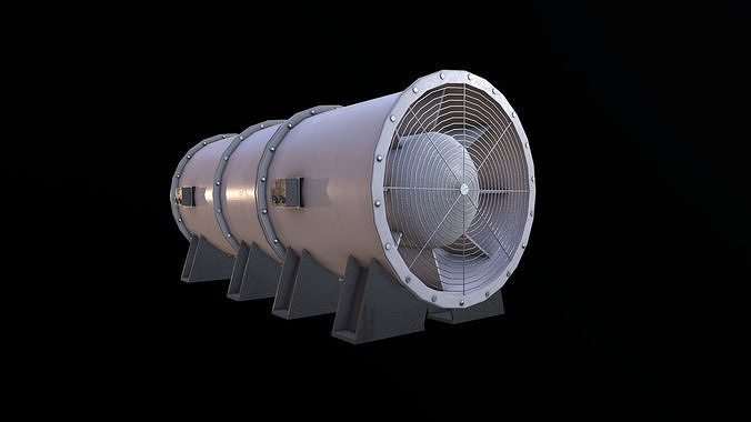 3D model Ventilation Fan VR / AR / low-poly | CGTrader