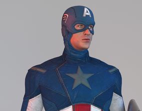 Captain america 3D Models | CGTrader