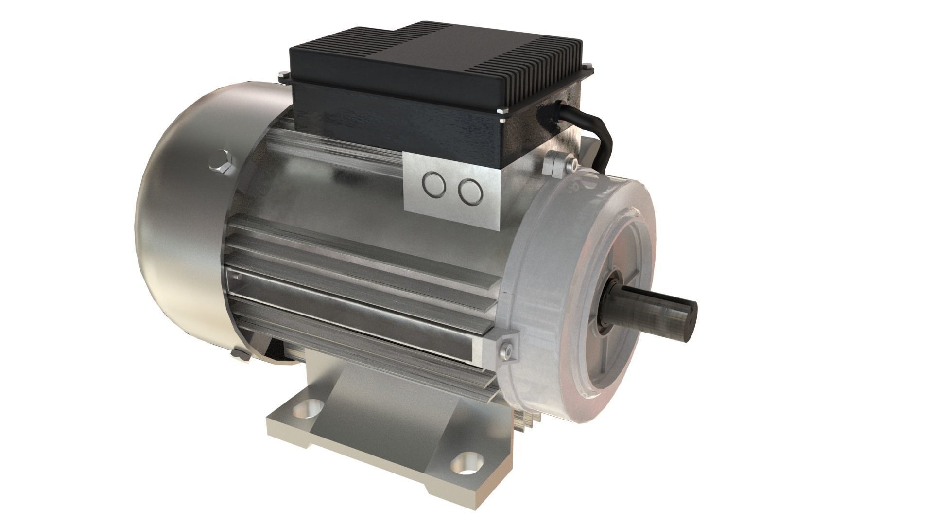 Electric Motor-Generator Single Phase 3D model 3D model | CGTrader