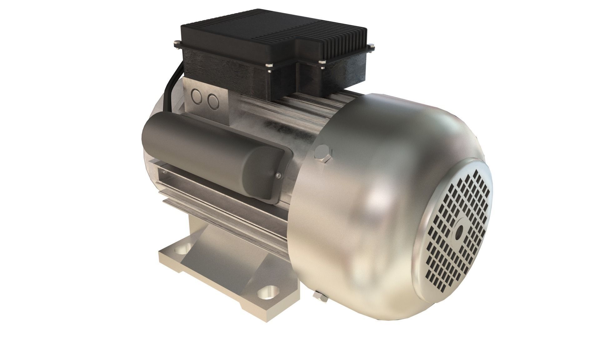 Electric Motor-Generator Single Phase 3D model 3D model | CGTrader