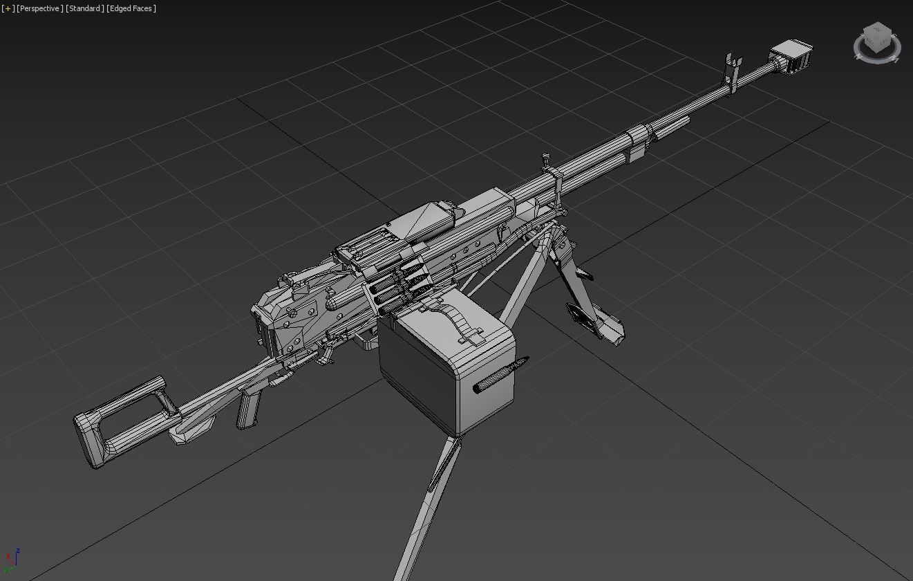 3D model Machine Gun NSVT NSV KORD VR / AR / low-poly | CGTrader