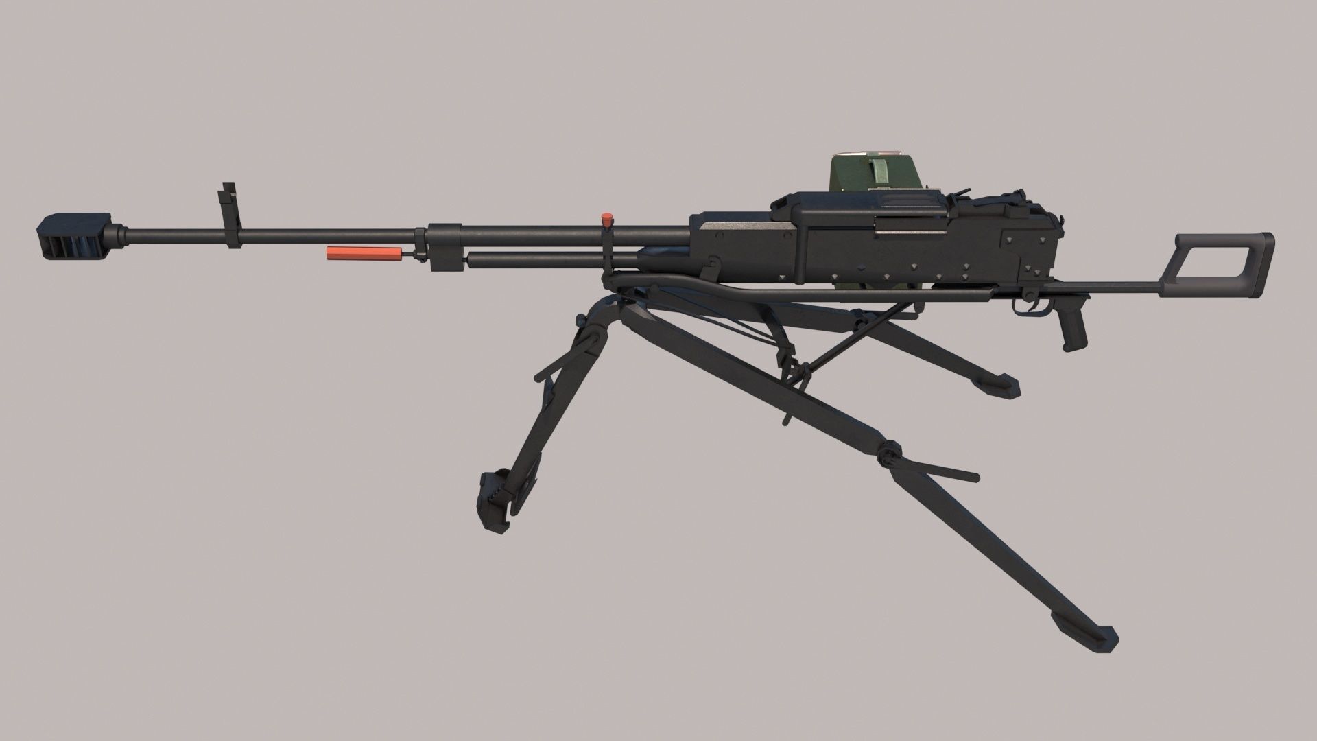 3D model Machine Gun NSVT NSV KORD VR / AR / low-poly | CGTrader