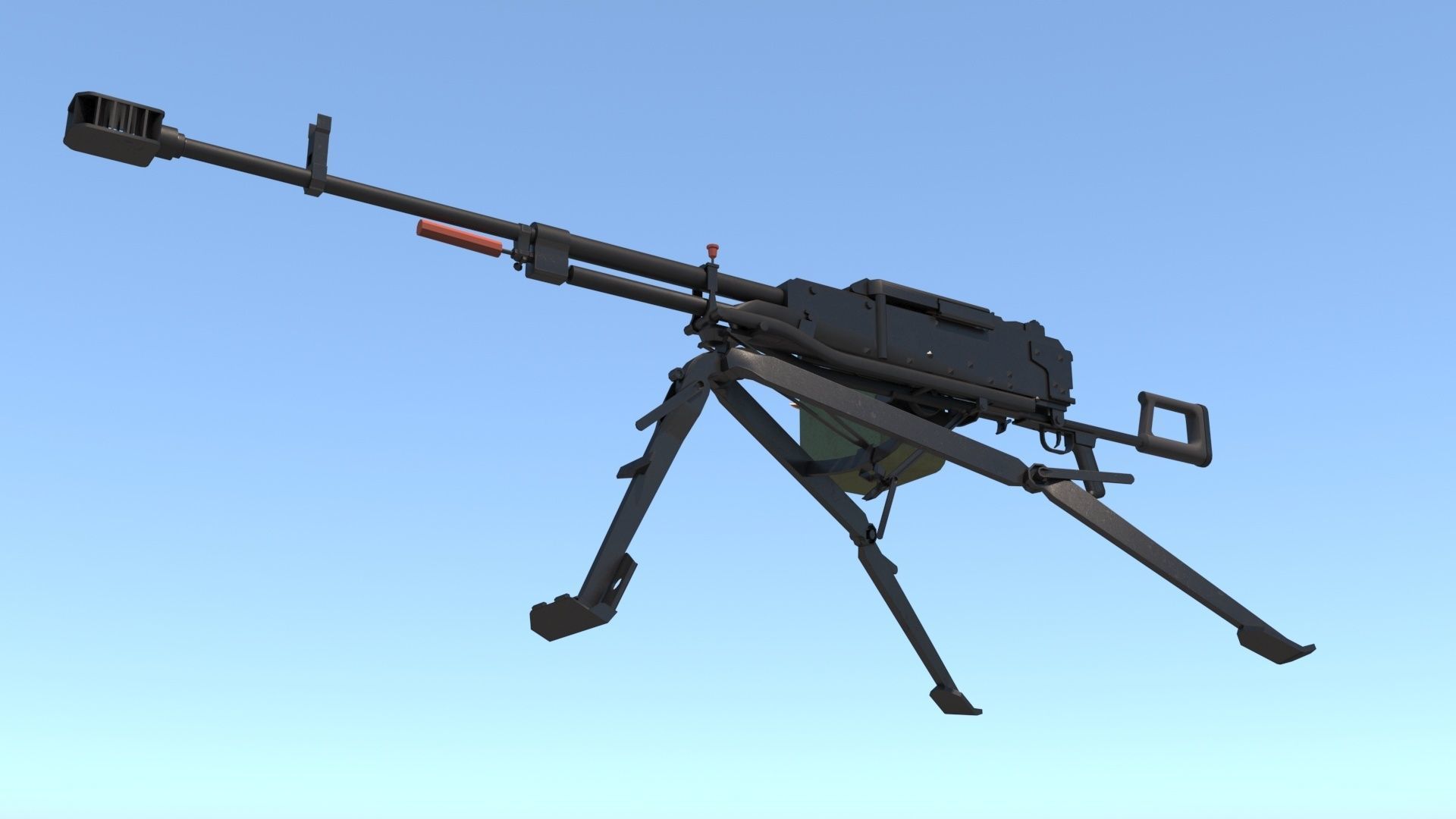 3D model Machine Gun NSVT NSV KORD VR / AR / low-poly | CGTrader