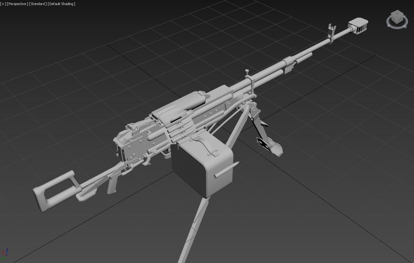 3D model Machine Gun NSVT NSV KORD VR / AR / low-poly | CGTrader