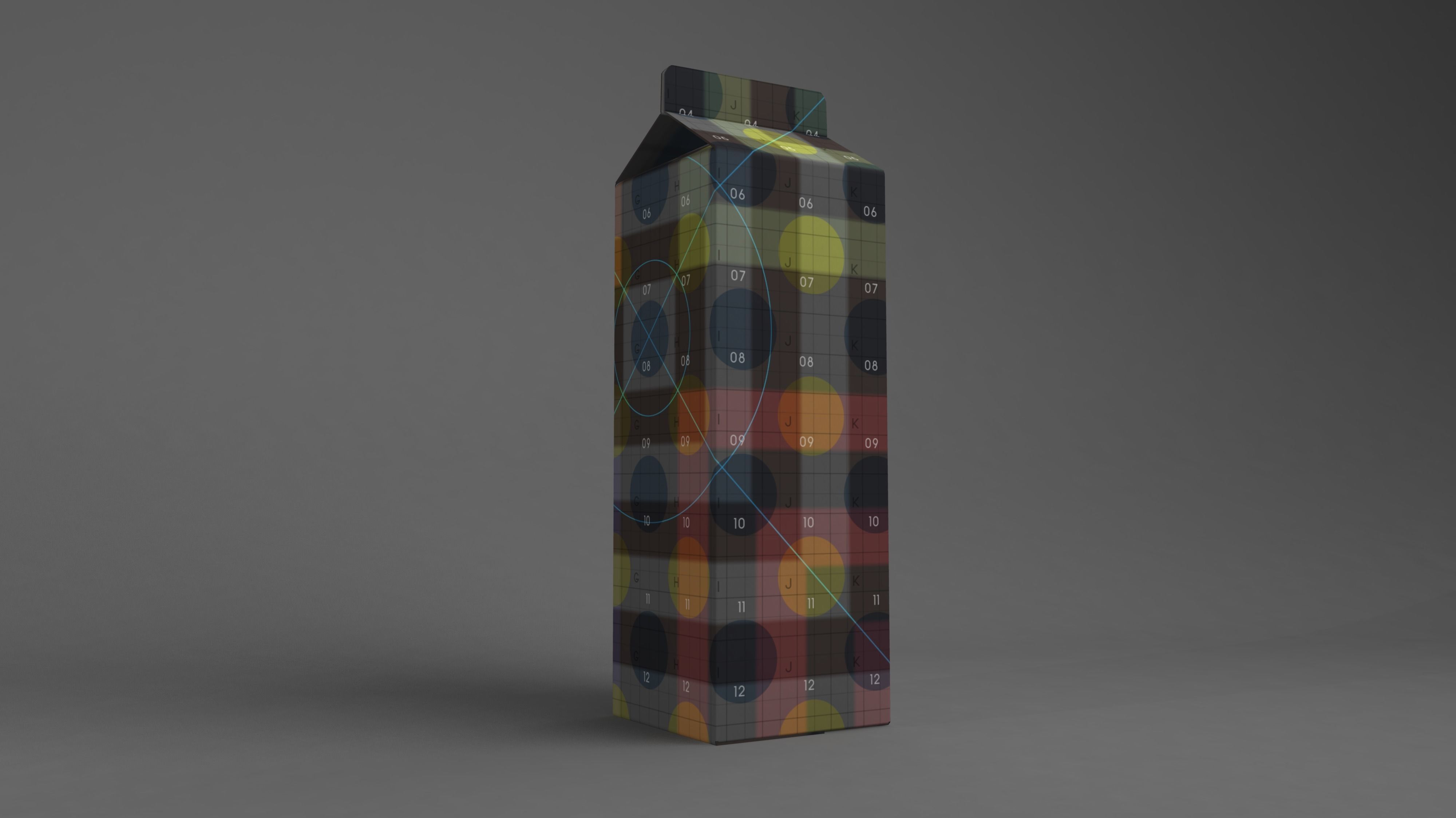 Juice Box 1L Size 3D model 3D model | CGTrader