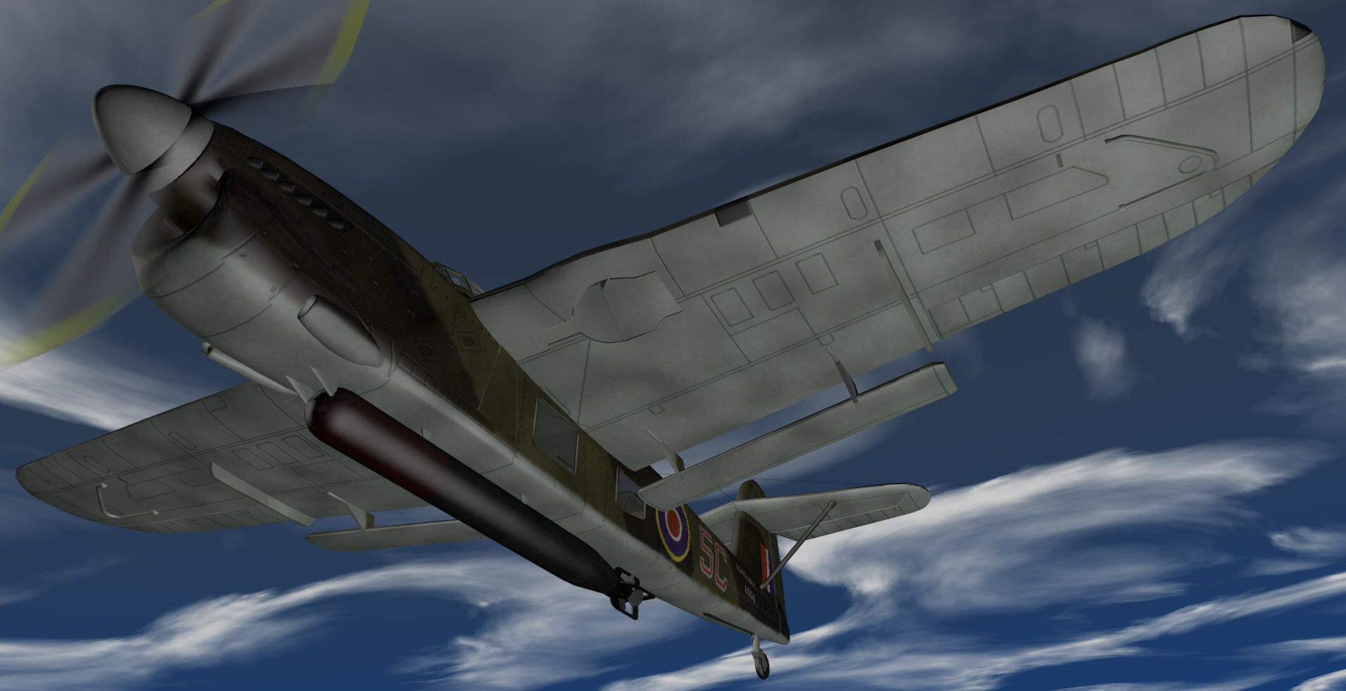 Fairey Barracuda Mk-2 3D model | CGTrader