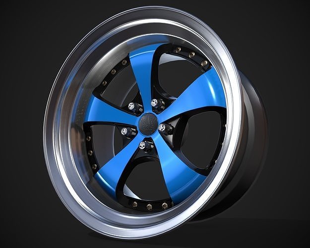 3D model 326 Power Yabaking KF Racing Spoke VR / AR / low-poly | CGTrader