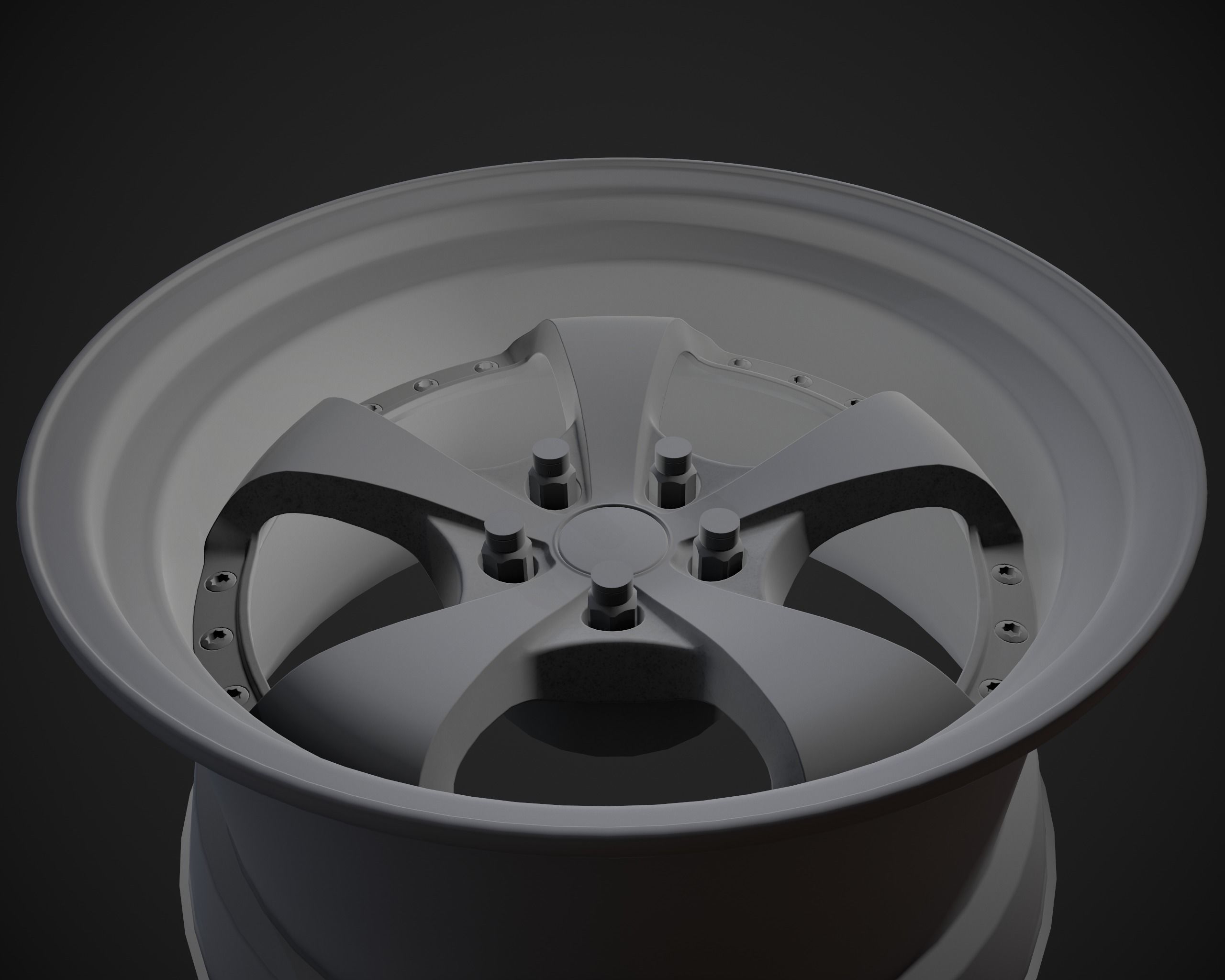 3D model 326 Power Yabaking KF Racing Spoke VR / AR / low-poly | CGTrader