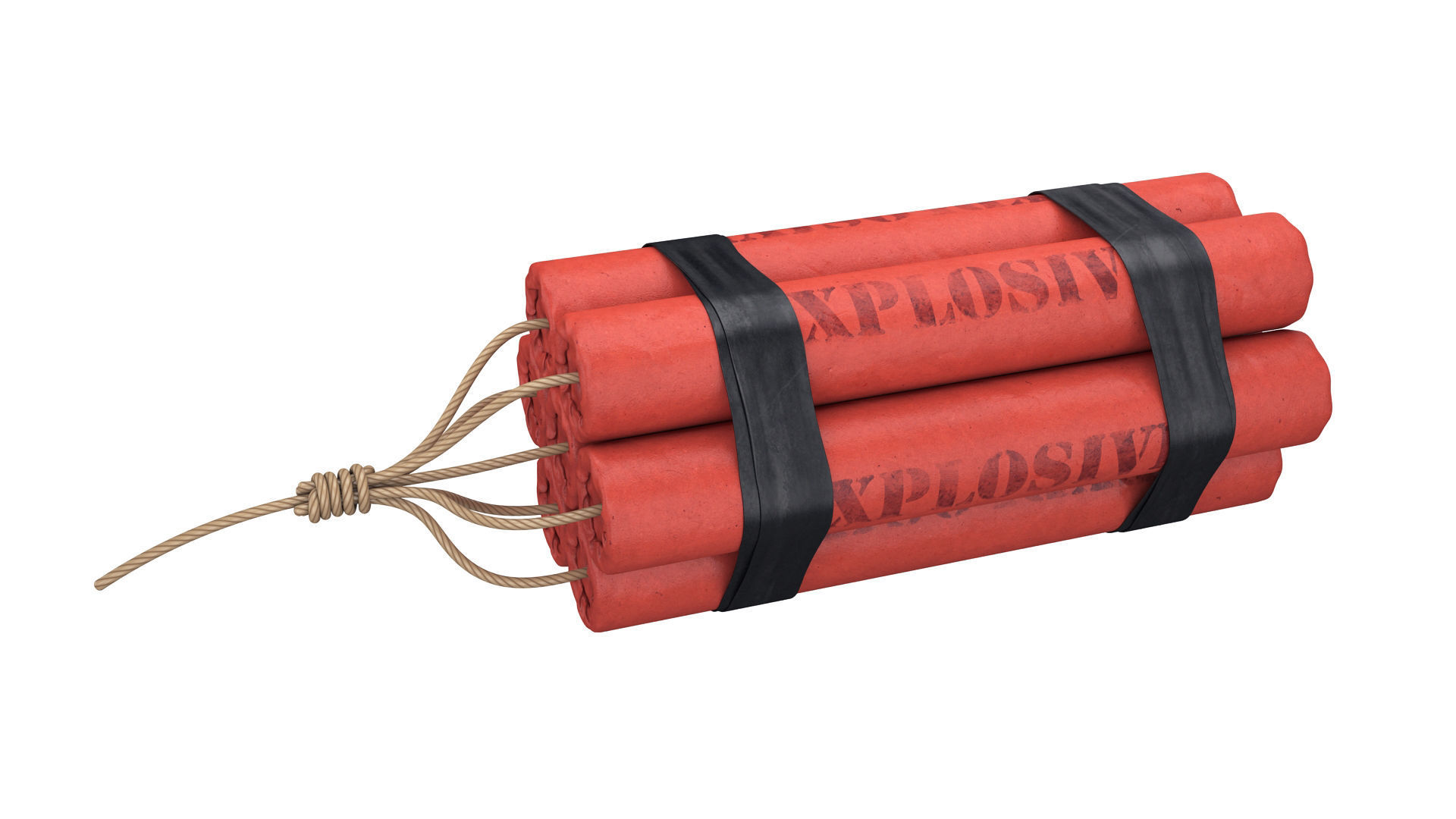 Dynamite big bunch 3D model | CGTrader