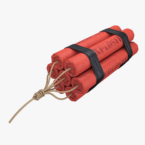 Dynamite big bunch 3D model | CGTrader