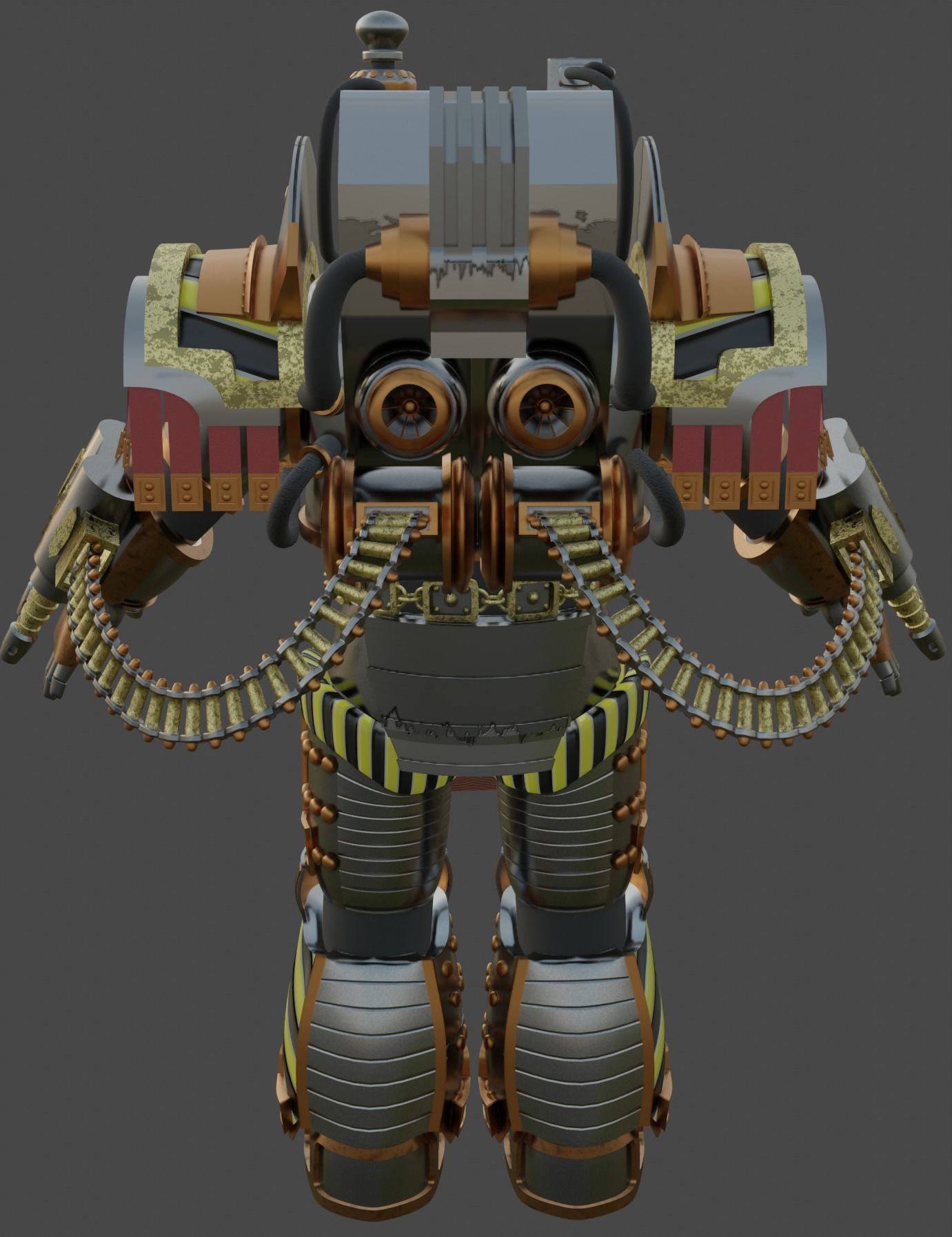 Perturabo warhammer robot 3D model | CGTrader