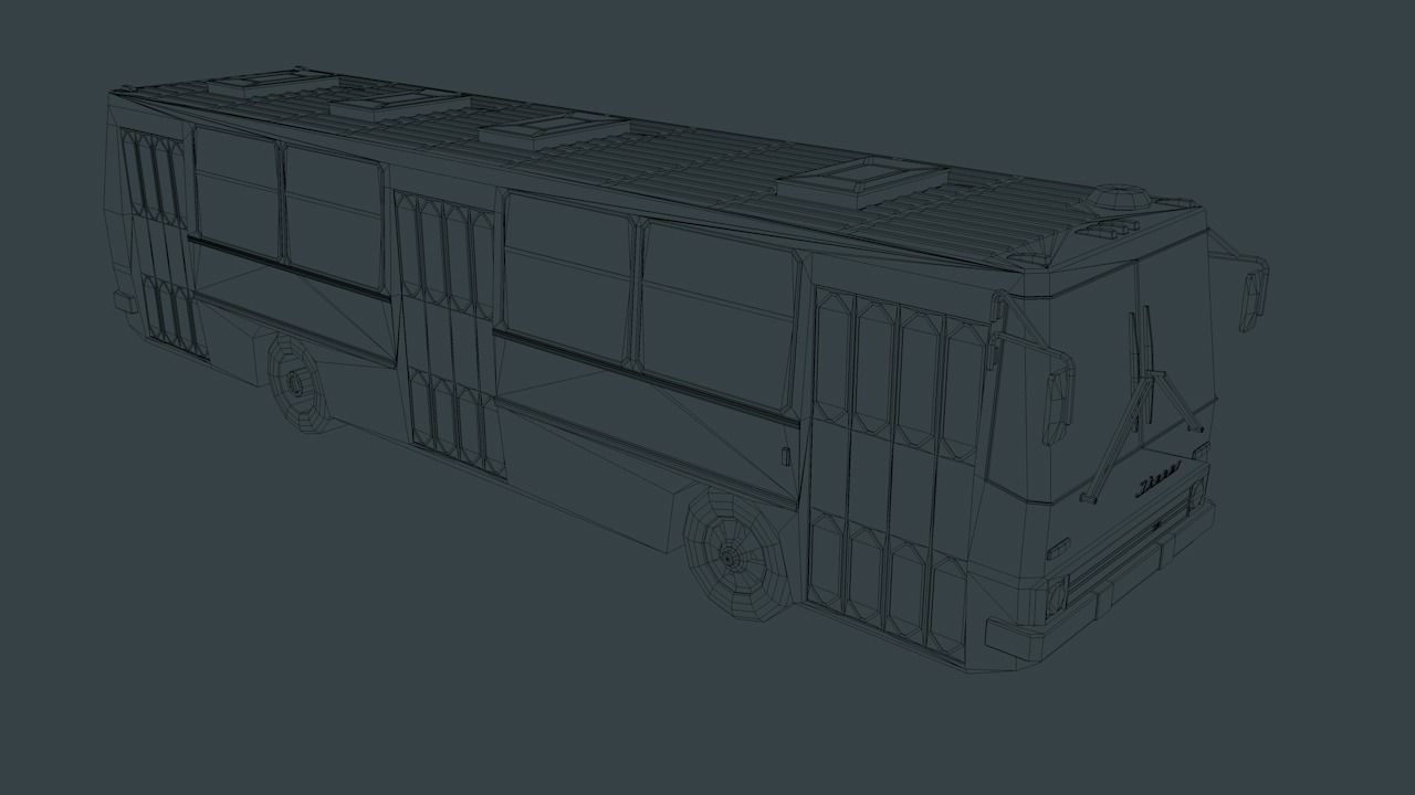 Bus depot 3D model | CGTrader
